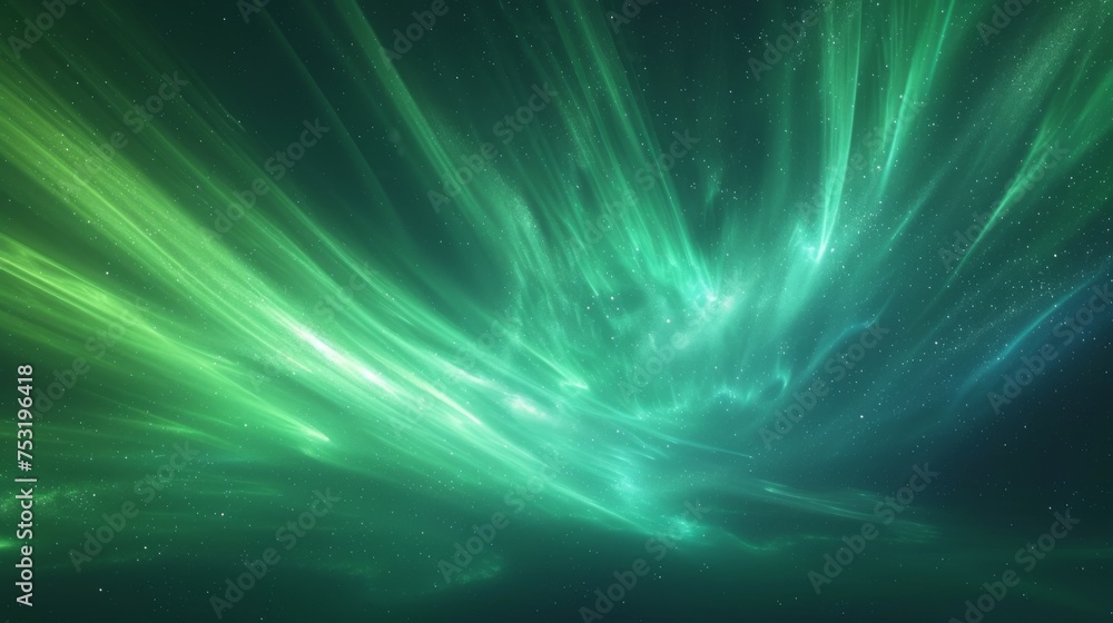 A mesmerizing digital artwork capturing a dynamic swirl of the Northern ...