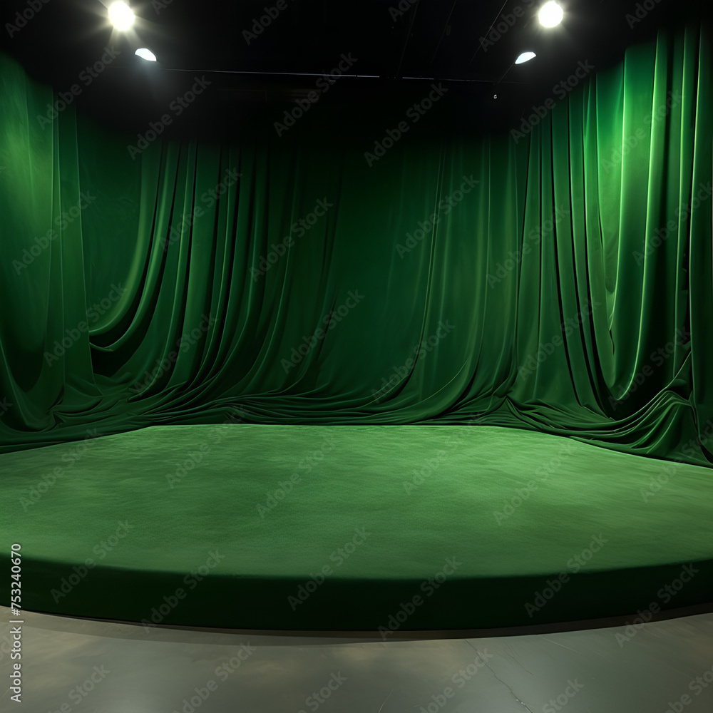 Creative green background illustration for design projects and ...