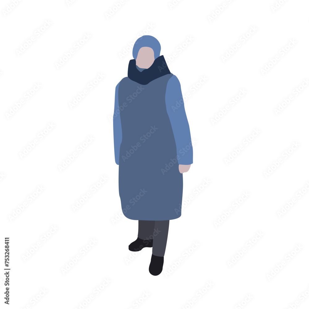 2D image for use as an entourage. Vector flat city infographics. Flat ...