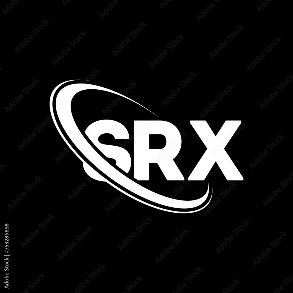 SRX logo. SRX letter. SRX letter logo design. Initials SRX logo linked ...