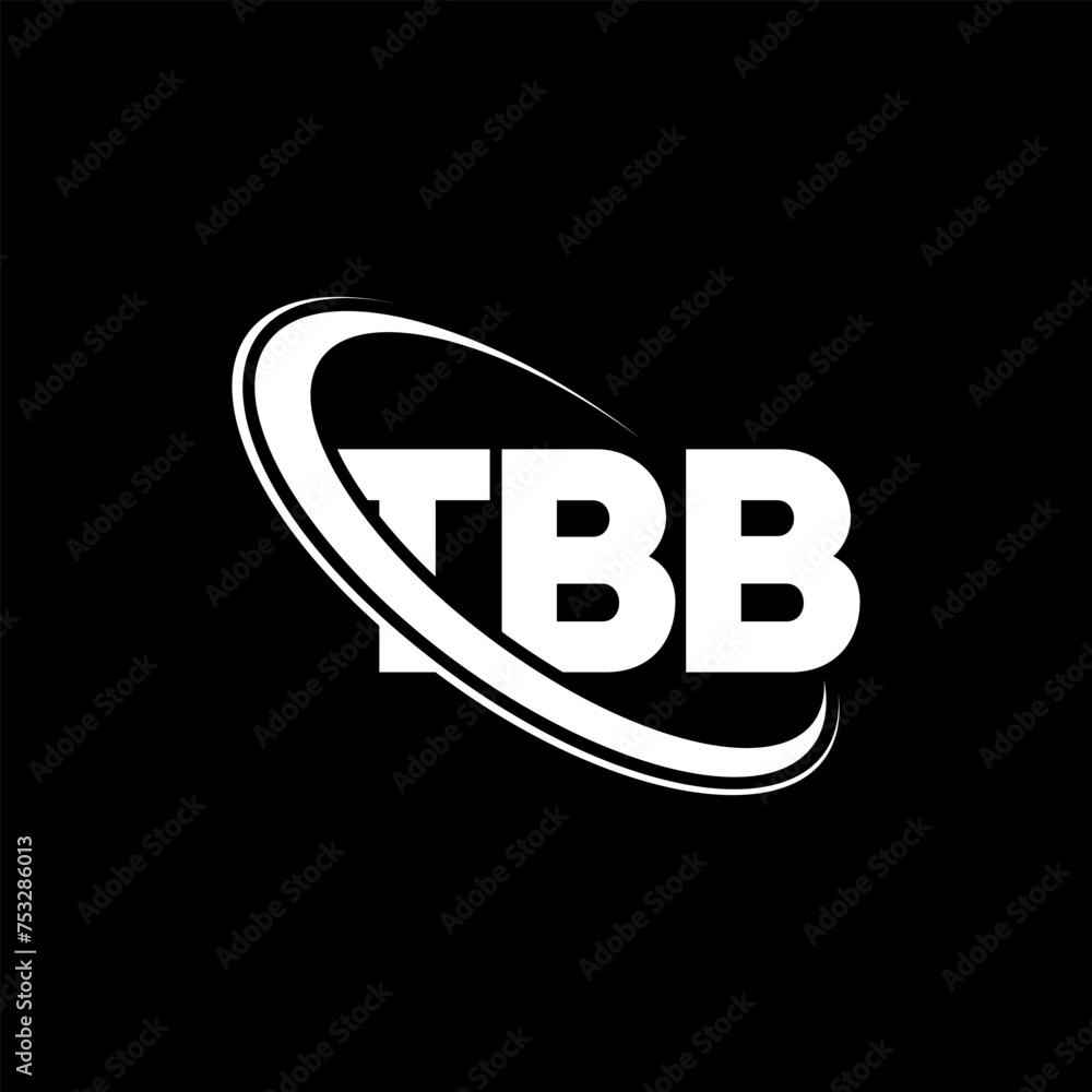 TBB logo. TBB letter. TBB letter logo design. Intitials TBB logo linked ...