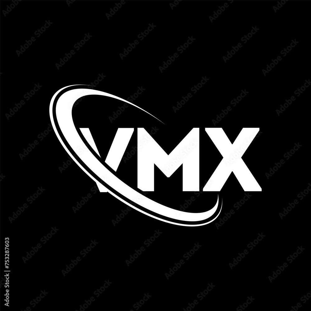 VMX logo. VMX letter. VMX letter logo design. Initials VMX logo linked ...