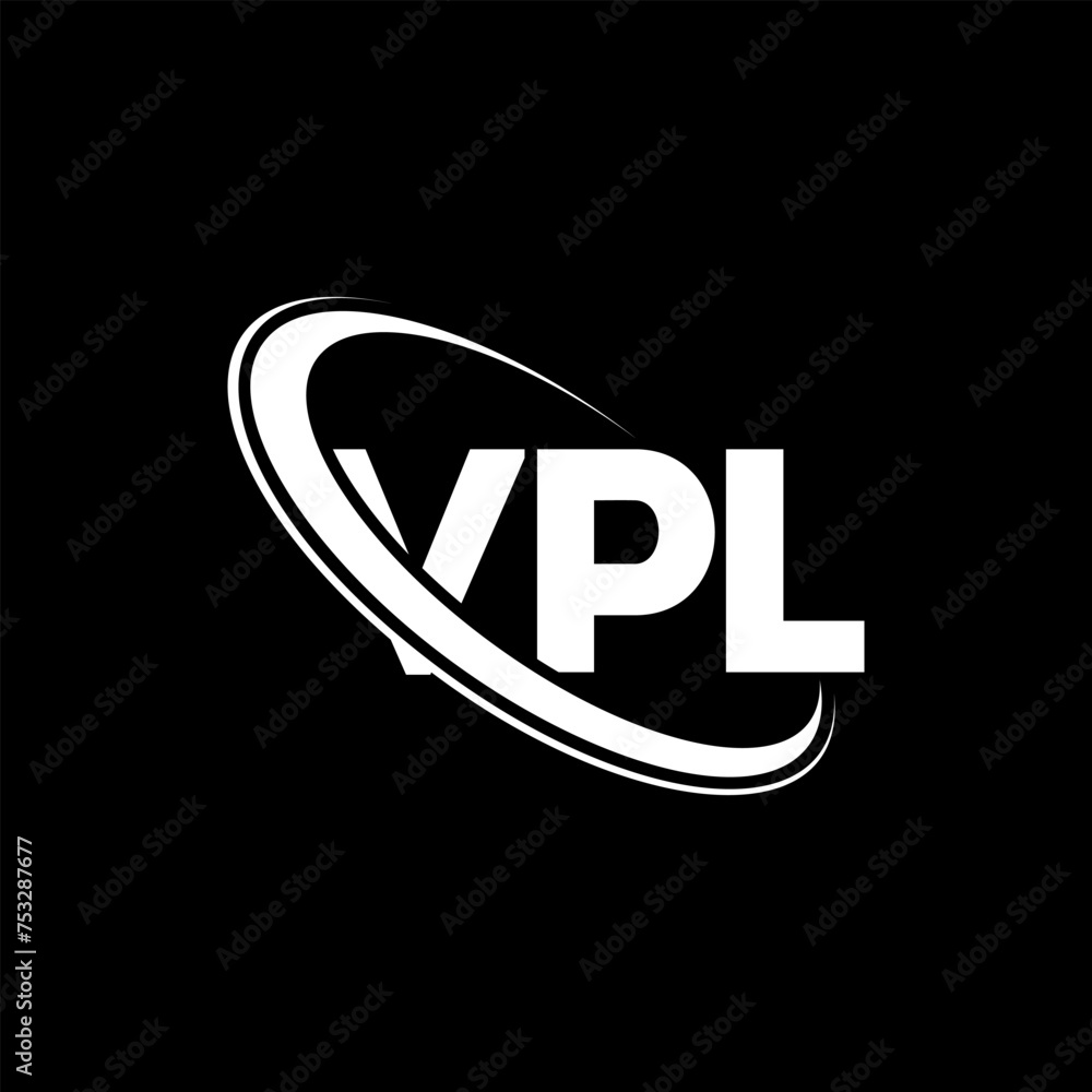 VPL logo. VPL letter. VPL letter logo design. Initials VPL logo linked ...