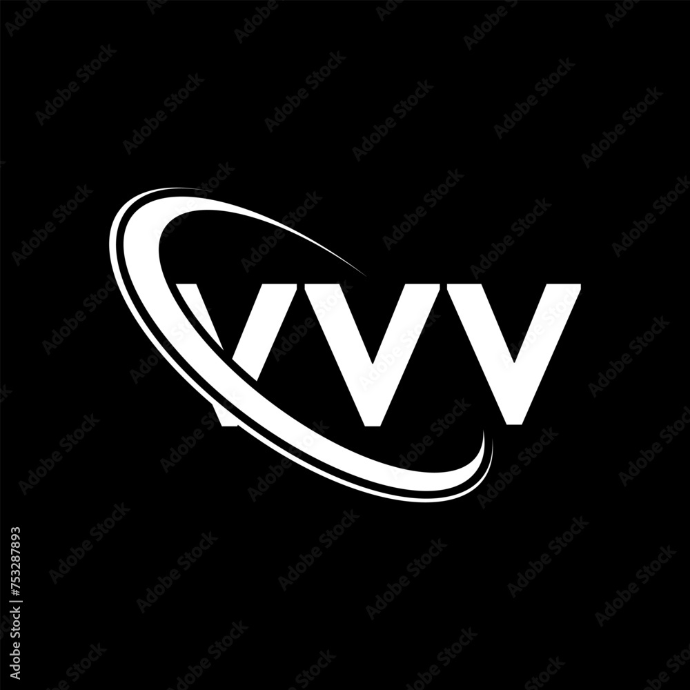 VVV logo. VVV letter. VVV letter logo design. Initials VVV logo linked ...