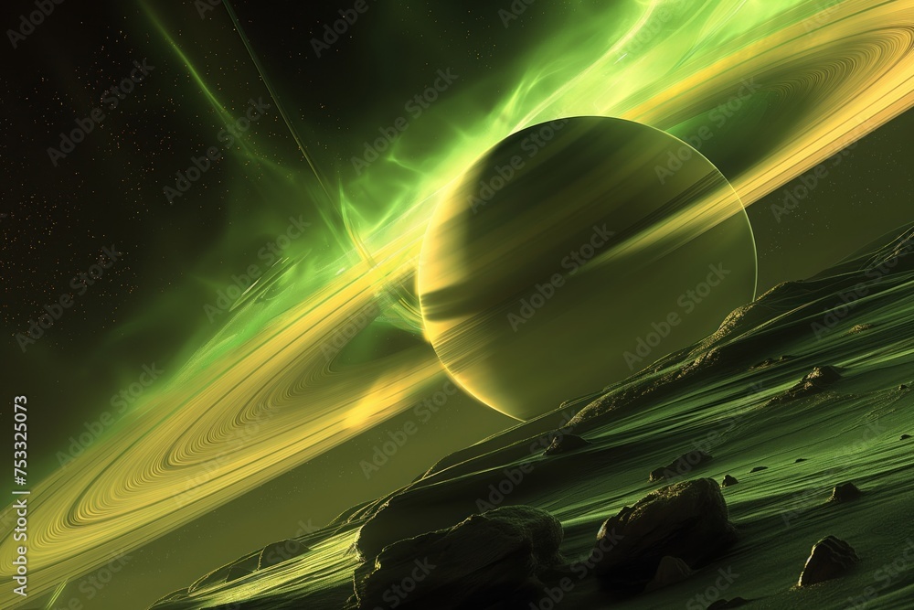 an aurora on Saturn a rare capture of the planetismagnetic field ...