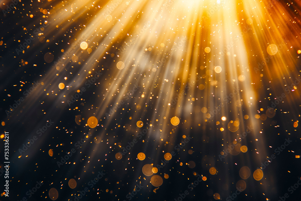 God golden light in heaven symbolizing divine presence, truth ...