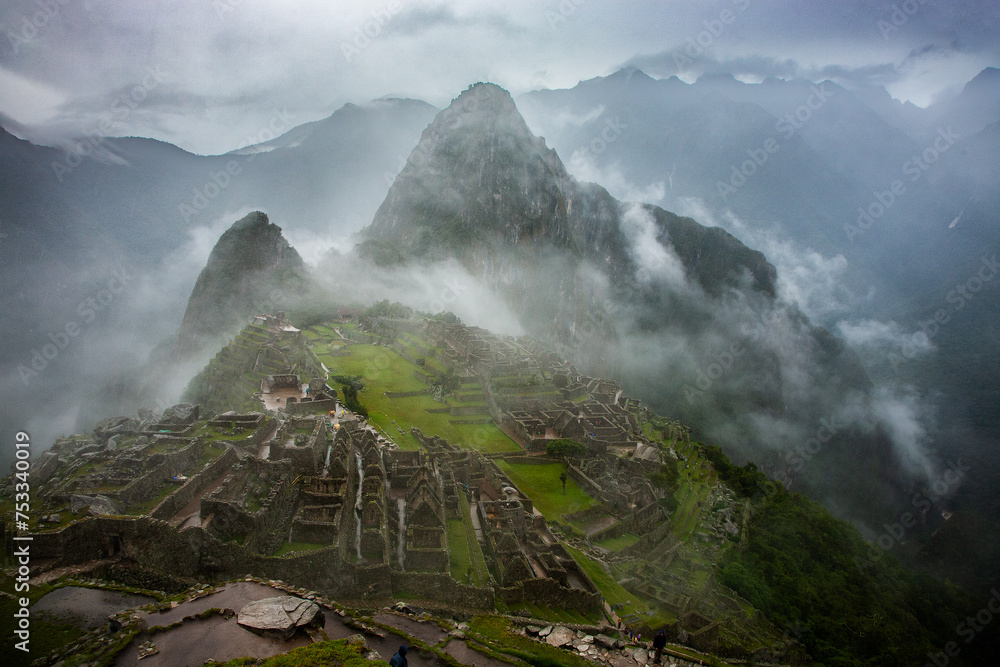 Machu Picchu is an iconic archaeological site located in the Andes ...