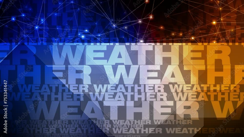Weather forecast modern weather report with creative text background ...
