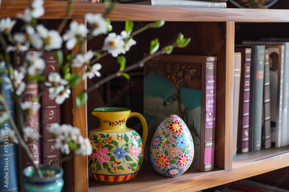 Discovering Easter Magic: A Vibrant Egg Hidden Among Literary Classics ...