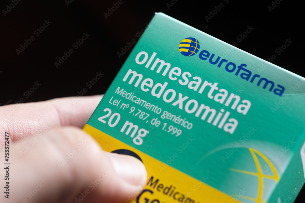 Medicamento Olmesartana medoxomila da marca Eurofarma. Remédio para ...