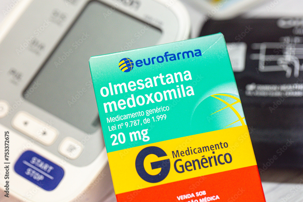 Medicamento Olmesartana medoxomila da marca Eurofarma. Remédio para ...