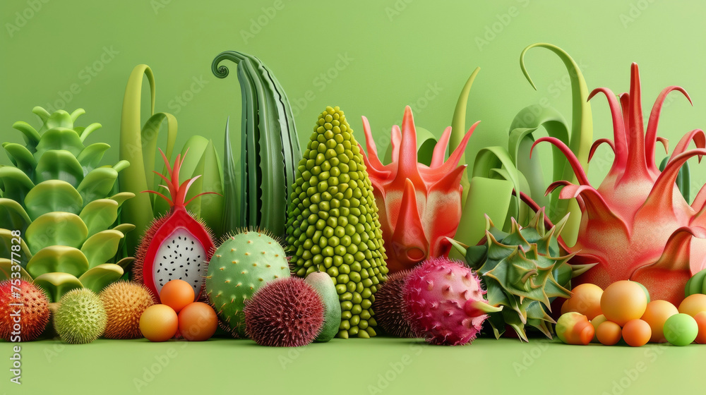 Strange and unusual shapes adorn these fruits and vegetables from spiky ...