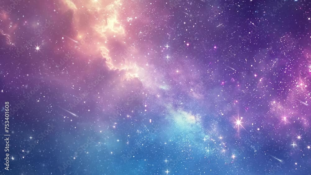 beautiful space background with galaxy space sky stars lights fantasy ...