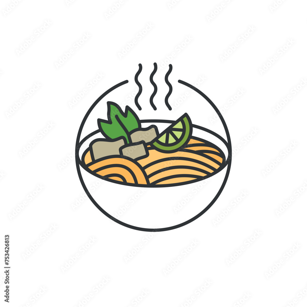 Phở, Pho (Vietnamese Noodle Soup), Lo Mien, Chow Fun, He Fen (Chinese ...