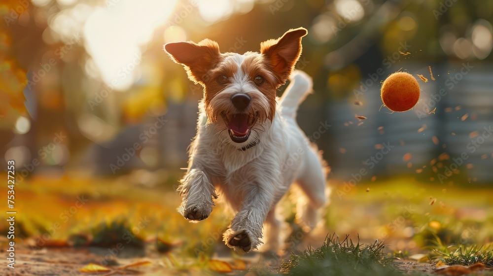 Dog Catching Ball Midai, Desktop Wallpaper Backgrounds, Background HD ...