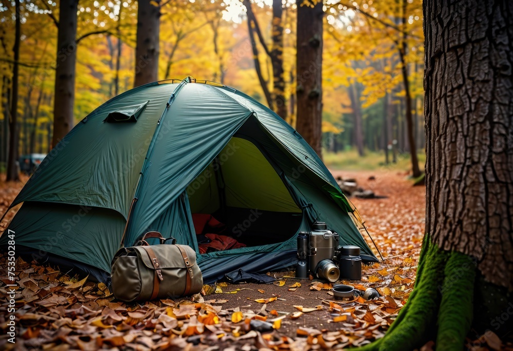 Prepare for outdoor adventure with a tourist's survival kit and a ...