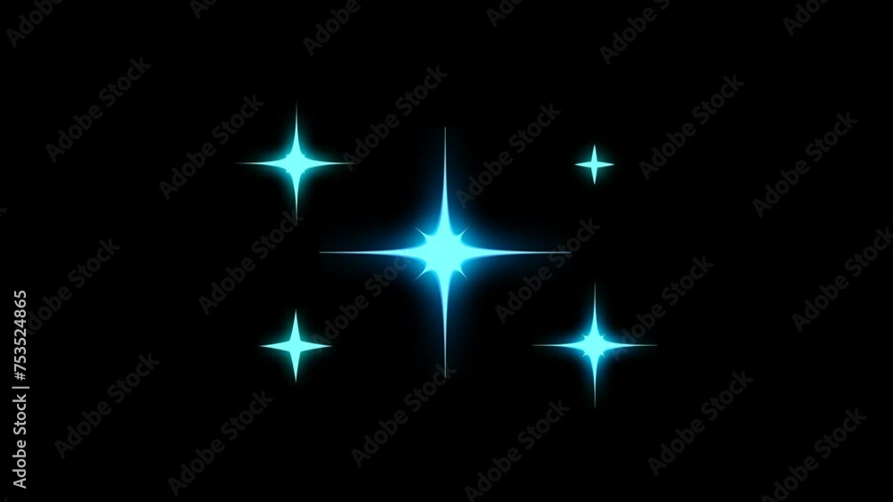 sparkling stars Shine animation. Shimmering light, Shine effect sprite ...