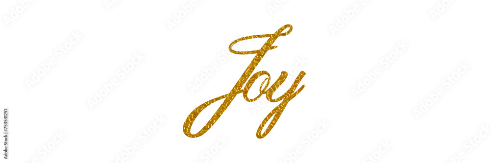 JOY PNG calligraphy with metallic gold color on transparent background ...