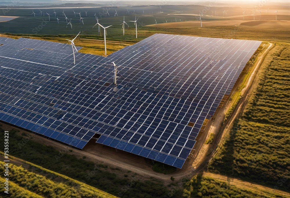 illustration, comprehensive visual overview installation process solar ...