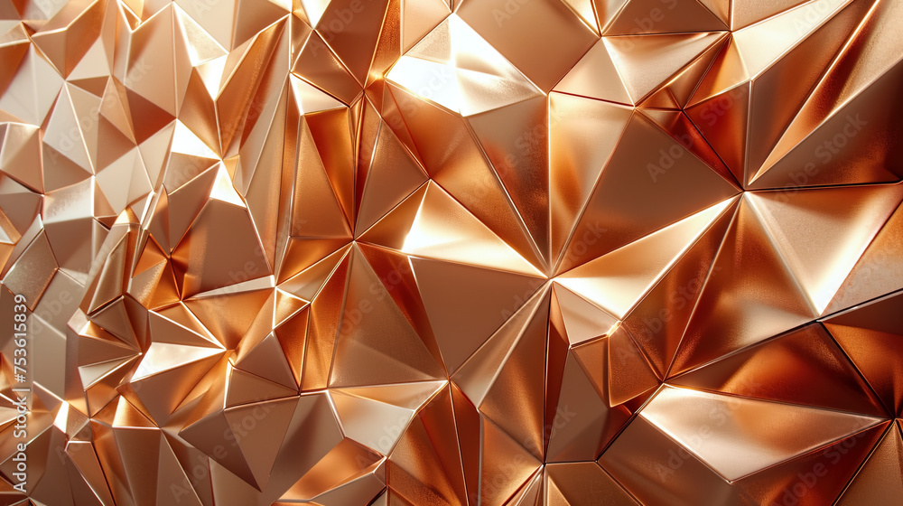 Ultimate Realism: Stunning 4K Copper Triangle Back Wall in Cinema ...