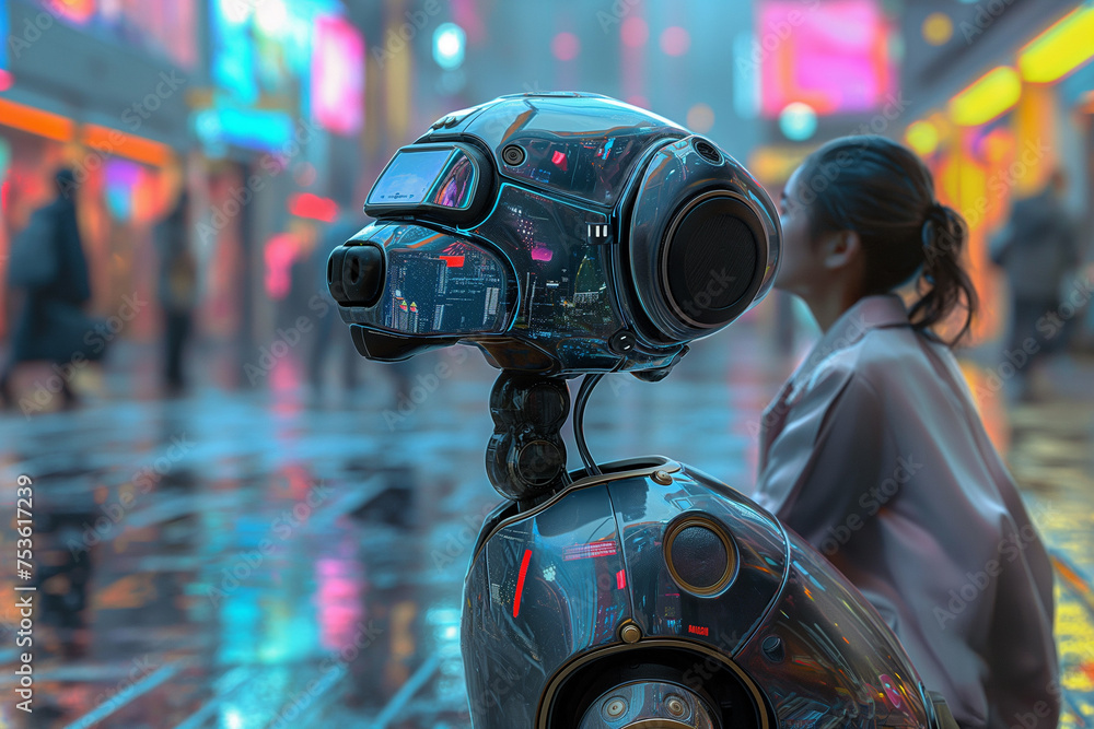 Perro robótico del futuro, nuevas tecnologías, ciudad del futuro ...