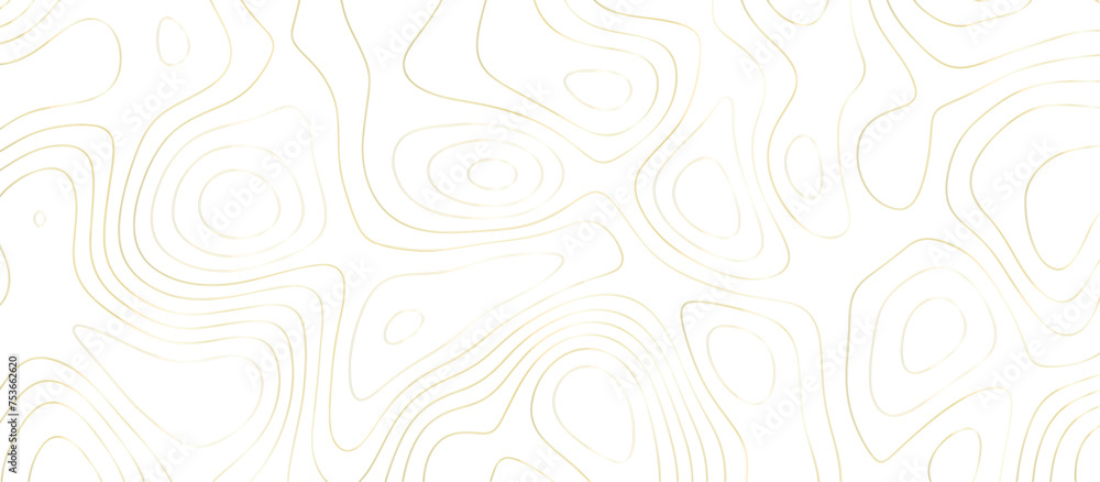 Abstract topography wavy line map background. vector illustration ...