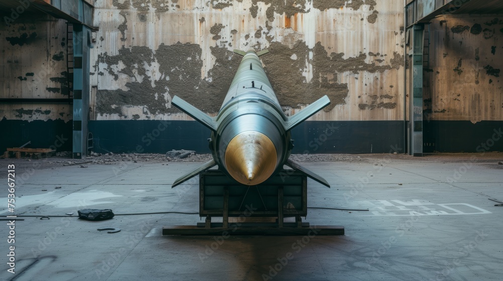 Weapons inspectors take apart a missile and make it harmless. This is a ...