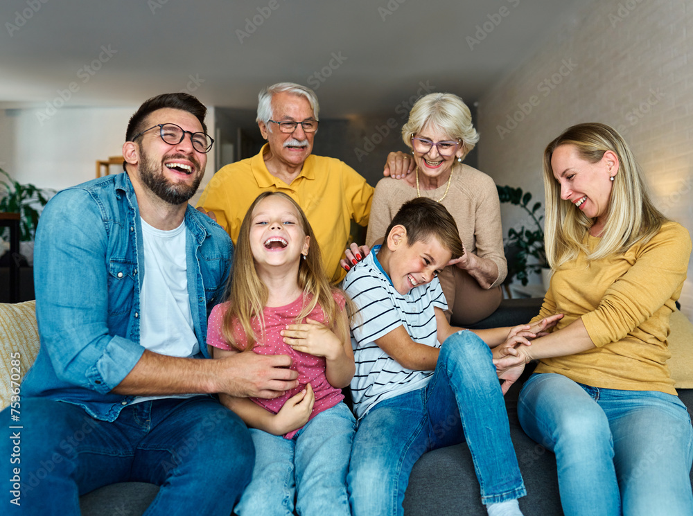 child family portrait woman mother man father grandmother daughter ...