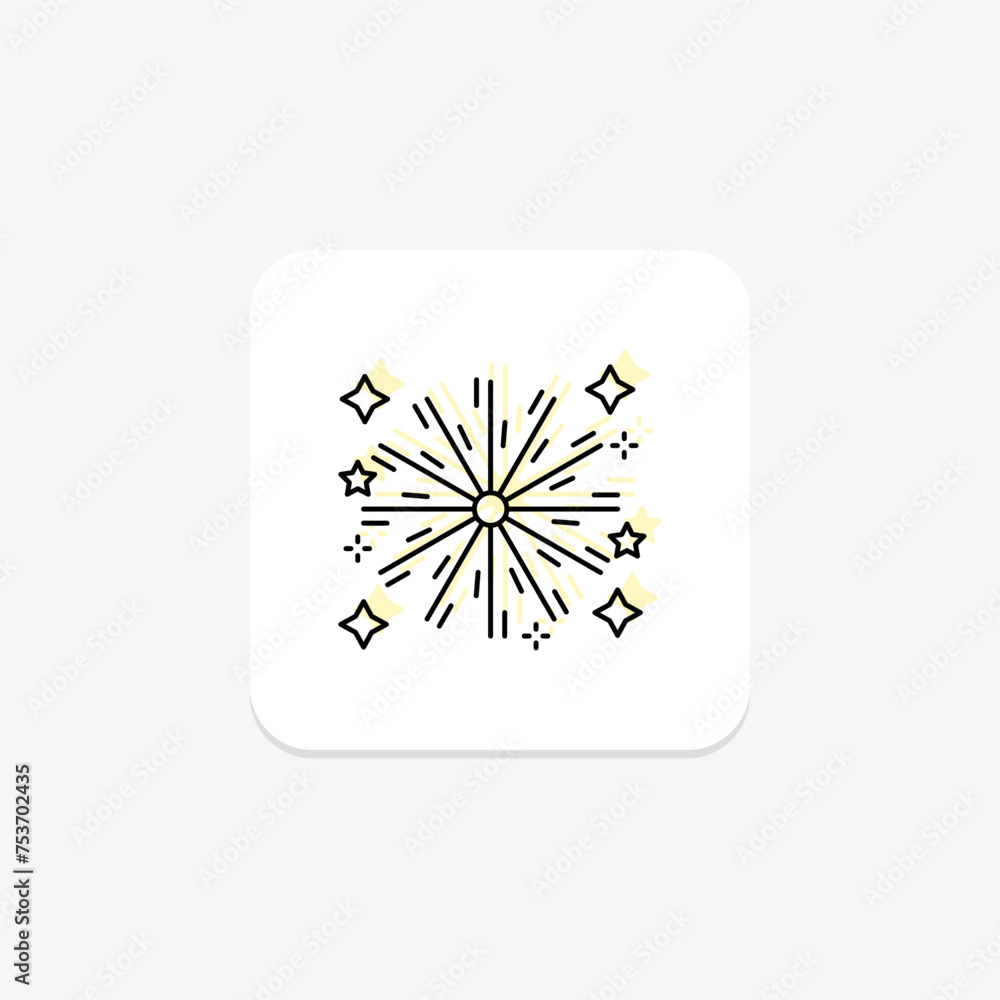 Firecrackers icon, fireworks, loud, festival, celebration color shadow ...