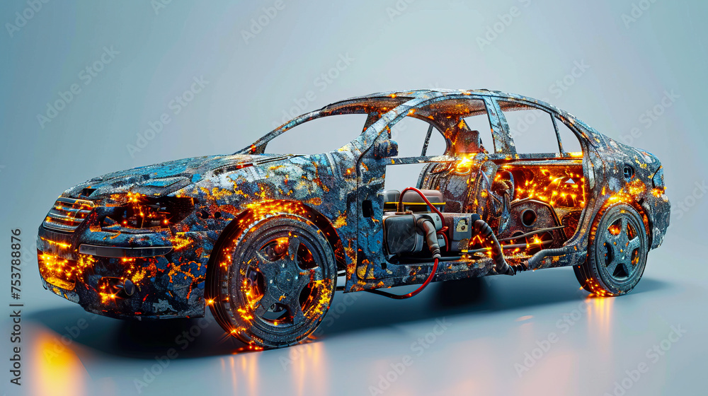 Electric Car Inferno: A Shocking Danger on Wheels Unleashed with ...