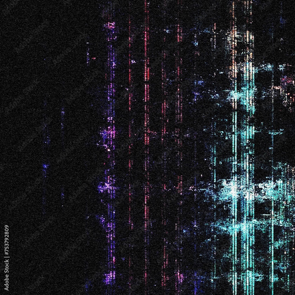 Glitch camera effect. Retro VHS background. Old video template. No ...