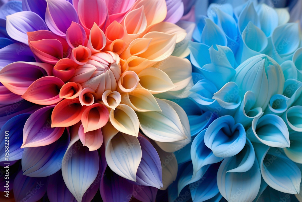 A breathtaking display of vibrant gradients showcasing the full ...