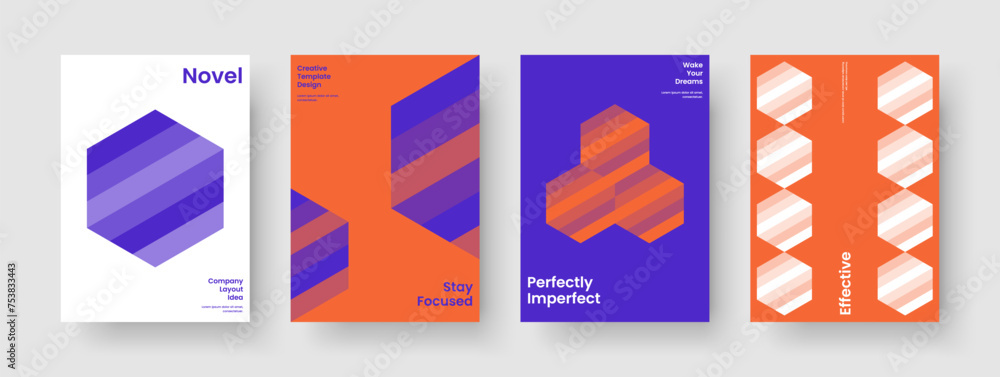 Abstract Poster Template. Modern Brochure Layout. Creative Book Cover ...