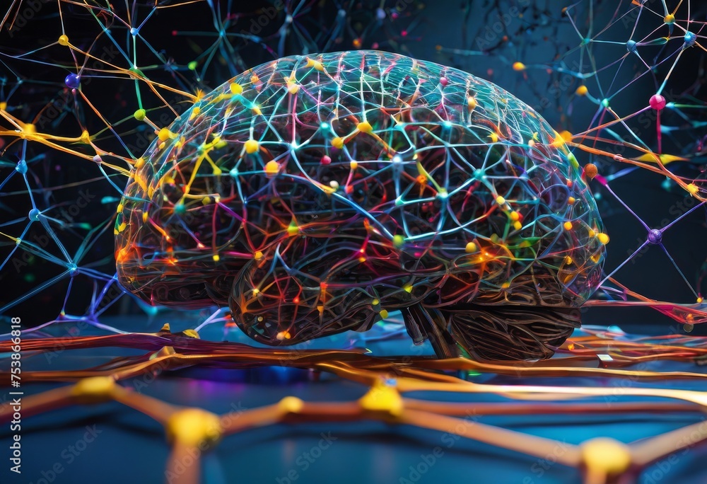 illustration, brain, anatomy, Cortex, biology, human, Connection, nerve ...