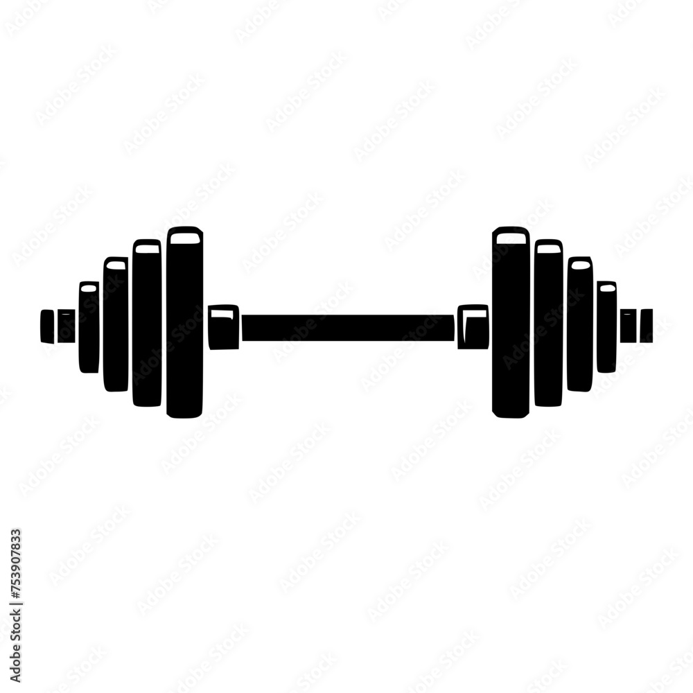 Gym Fitness Dumbbell Barbell Kettlebell, Gym Svg, Dumbbells Svg ...