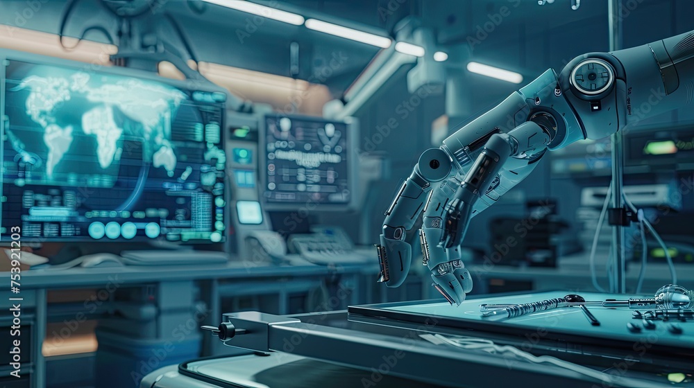 Future Robotic Arms Performing Automated Medical Health Care Operation ...