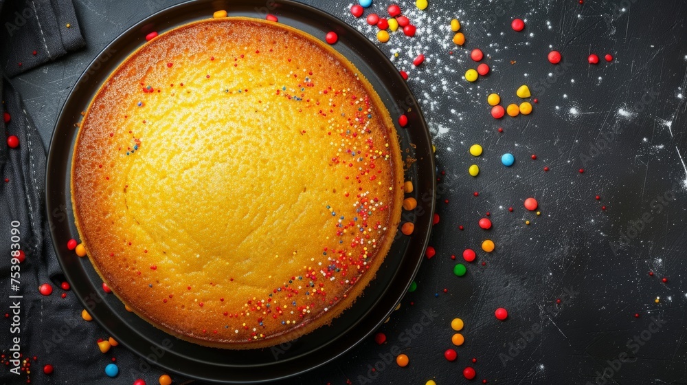 Brazilian corn cake made with a type of corn flour . June party ...