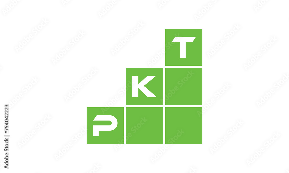 PKT initial letter financial logo design vector template. economics ...