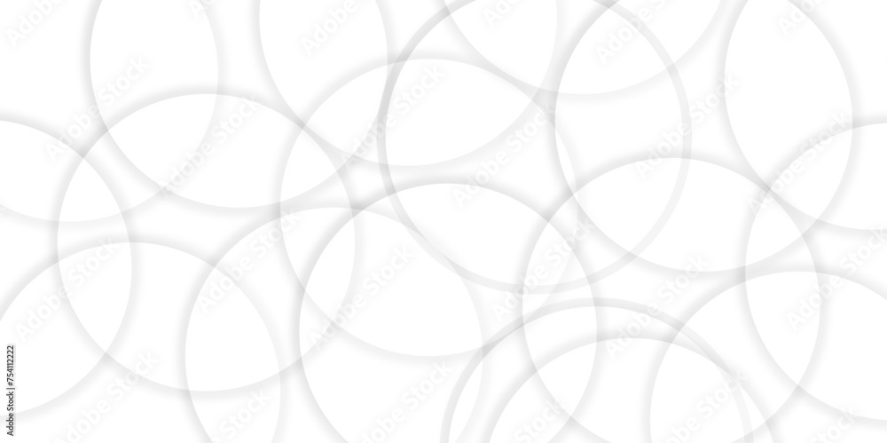 Abstract modern circle shape patterns with shadow geometric transparent ...