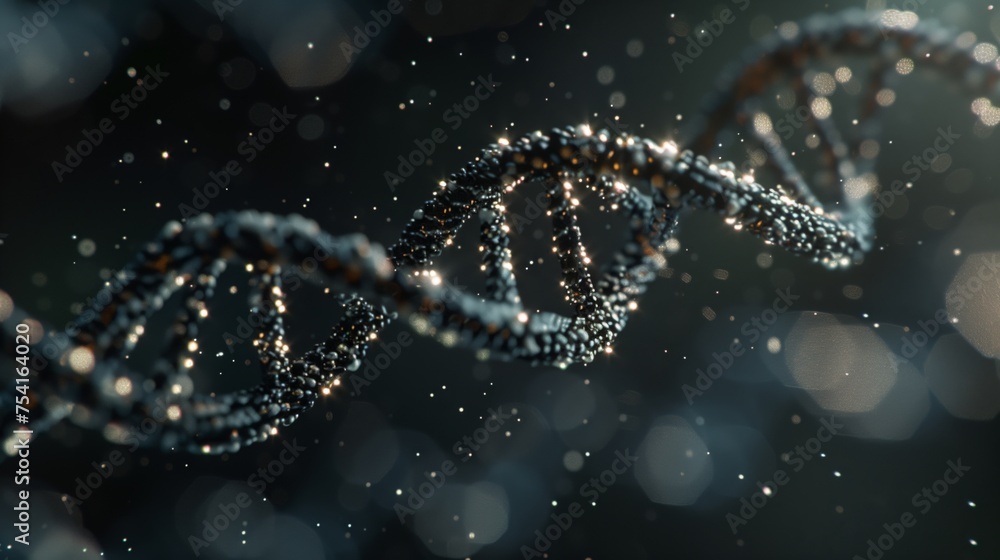 DNA molecules are comprised of two long strands that form a double ...