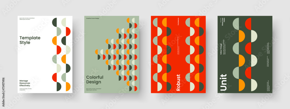 Geometric Flyer Template. Modern Poster Design. Creative Brochure ...