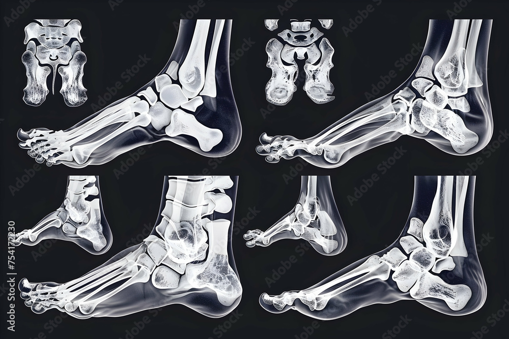 Creative MRI image showing a cross-sectional view of the sole of a ...
