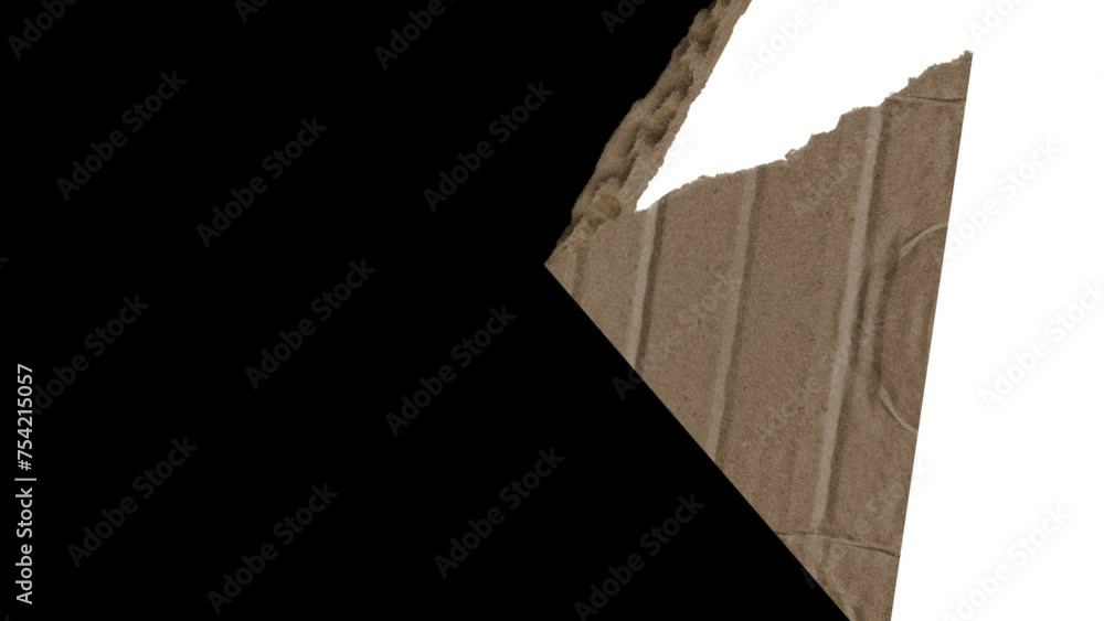 The torn paper transition animation pack is on a black background. Torn ...