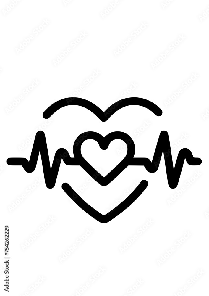Heartbeat Svg, Heartbeat Clipart, Heartbeat Cricut, Heartbeat Cut file ...