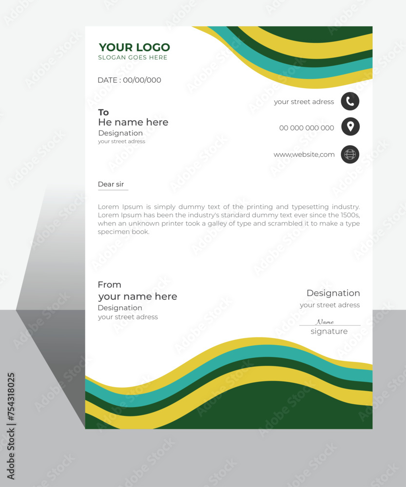 business, company, corporate, corporate identity, corporate letterhead ...