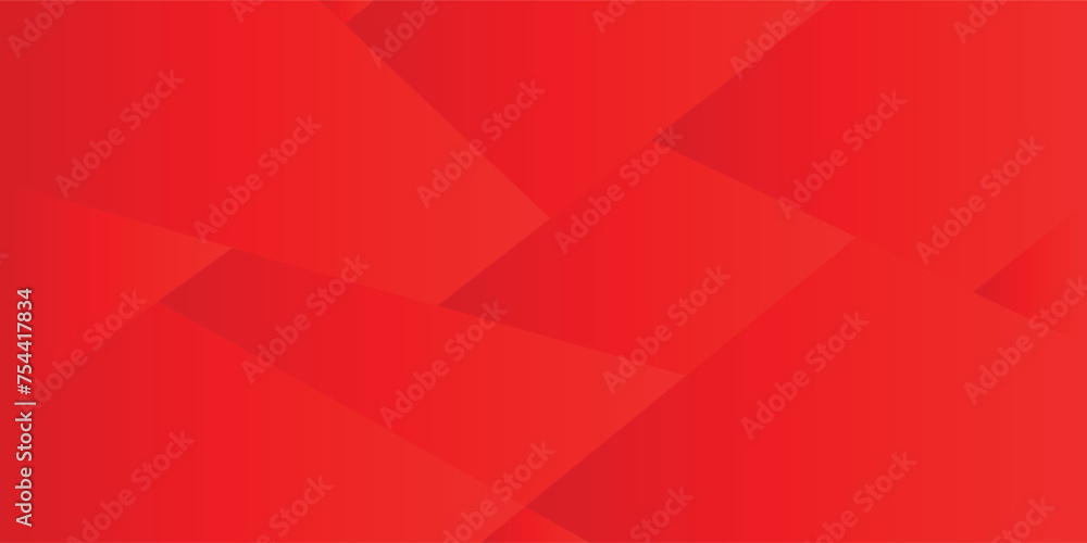 Abstract red background with geometric shape and shadow. Modern graphic ...
