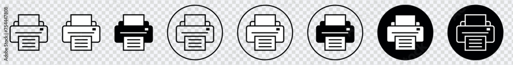 "Enhance printing visuals with our Print Icon Set. Printer icon vectors ...