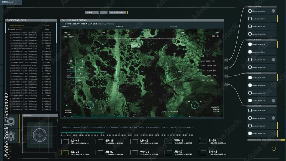 Military Combat Drone Fires Missile For Destruction Of Enemy Tank On Battlefield. Army Combat ...