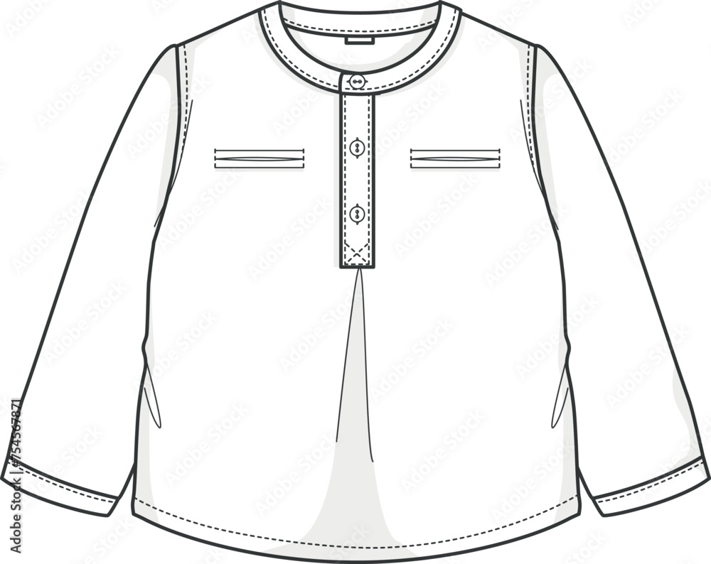 Infant Apparel Technical Drawing Vectors: Perfect Starting Point for ...
