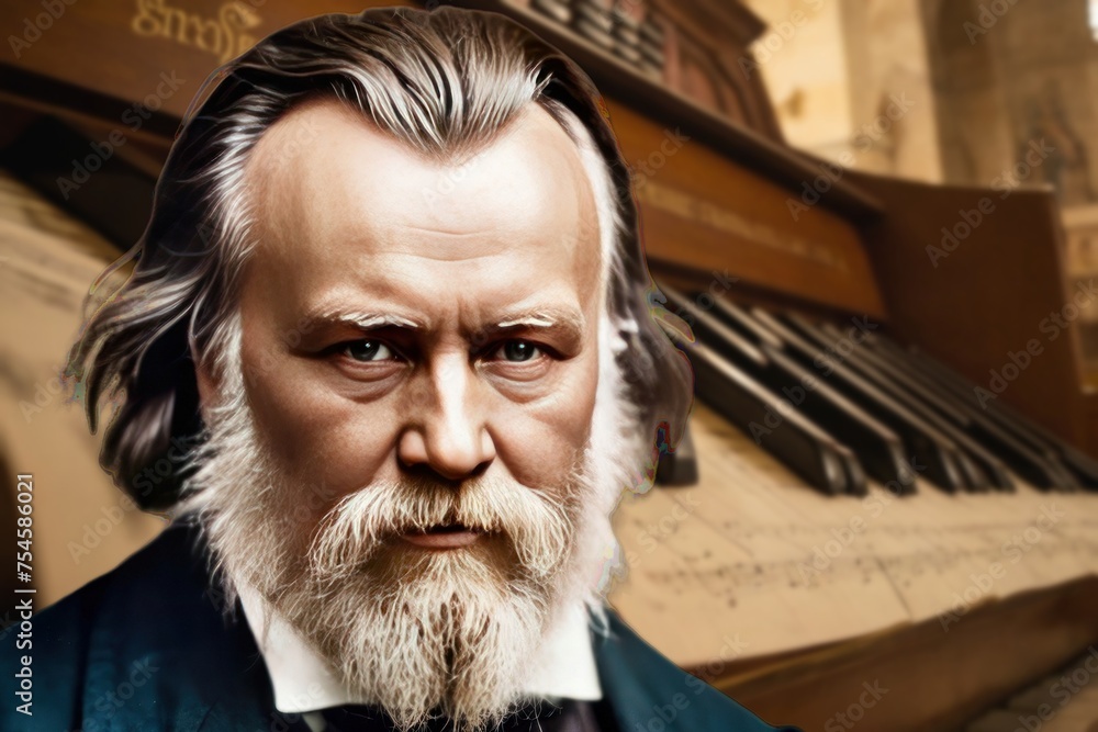 Johannes Brahms (1833-1897) was a German composer, pianist and ...